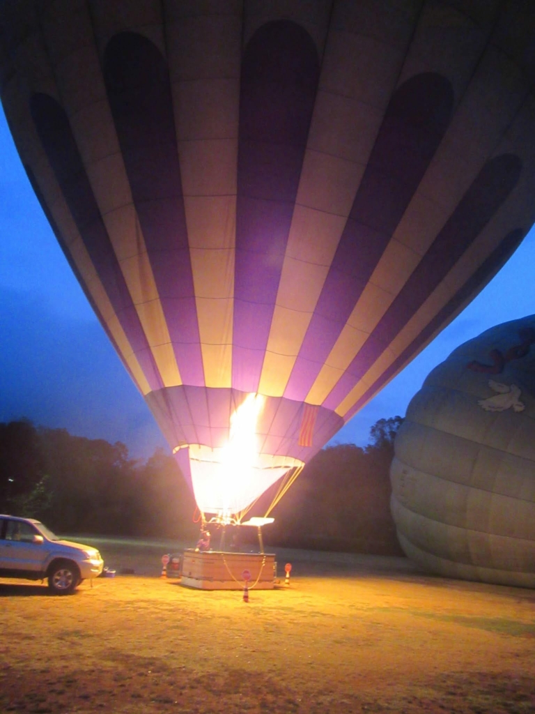 A balloon ride over the extinct volcanoes of la Garrotxa