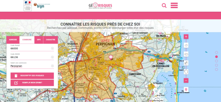 Are you at risk? Check out Géorisques - P-O Life